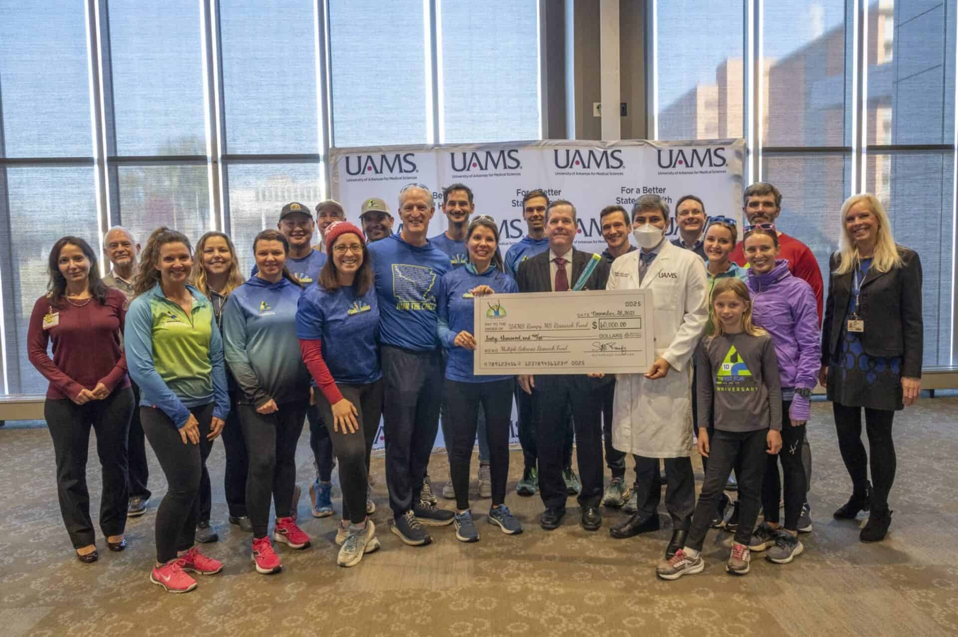 Rampy Foundation Relays $60,000 Donation to UAMS Department of ...